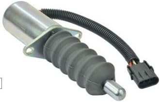 Pull Solenoid, 24V, 3 Terminals, Intermittent duty, Repl. Cummins ...